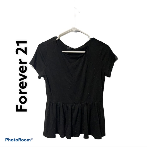 Forever 21 | Tops | 3 For 25 Bundle Forever 2 Basic Peplum Top | Poshmark